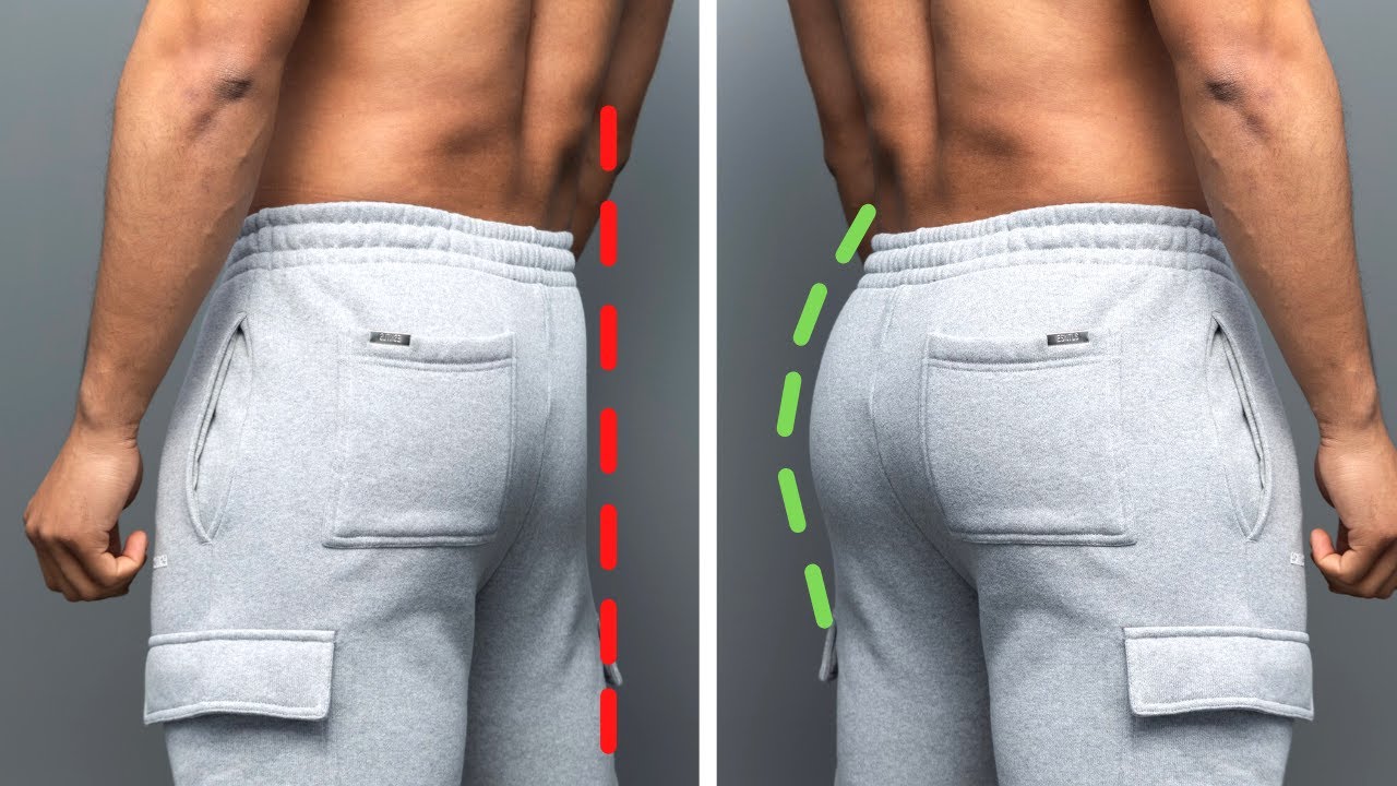 5 BEST Exercises For Men To Get A Nicer Butt - YouTube