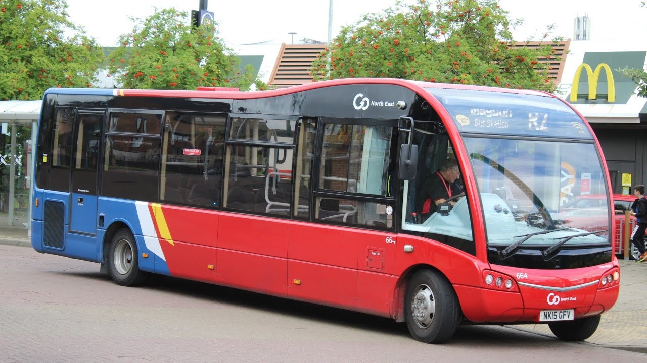 Go North East|NK15 GFV/664|Optare Solo SR|The R2|Blaydon-Cushy Cow Lane ...