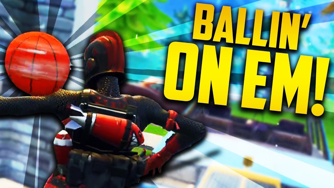 BALLIN' ON EM! - Fortnite: Battle Royale (Funny Moments) - YouTube