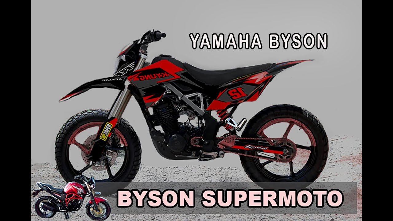 Byson Supermoto - Review Modifikasi Byson Body KLK BF - YouTube