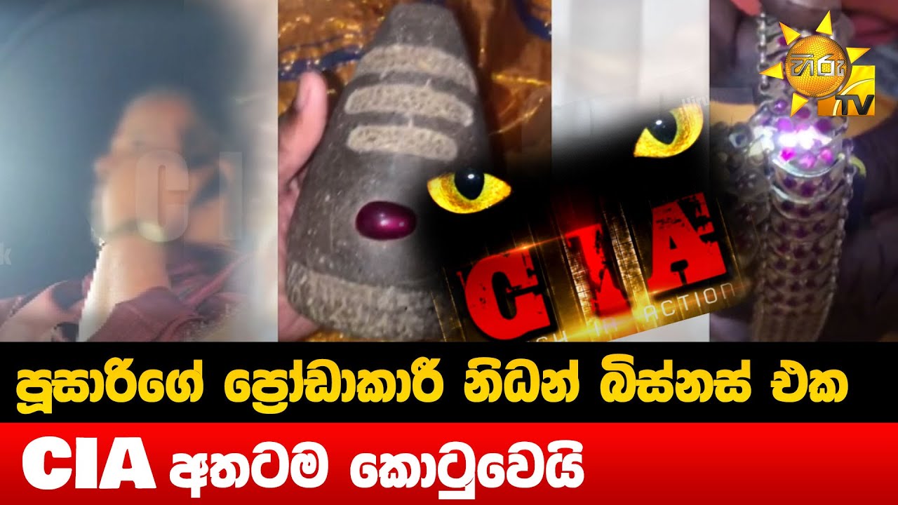 පූසාරිගේ ප්‍රෝඩාකාරී නිධන් බිස්නස් එක - CIA අතටම කොටුවෙයි- Hiru News ...