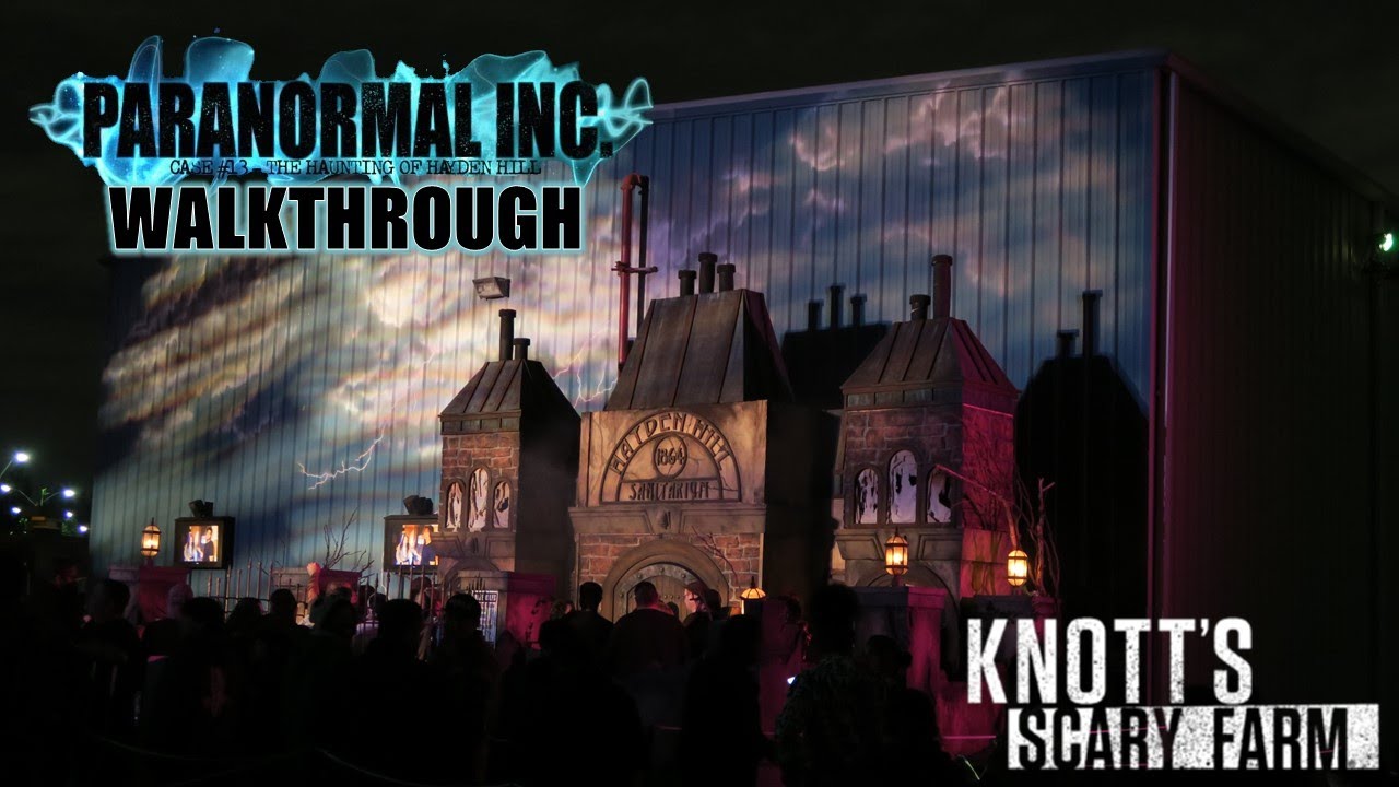 Paranormal Inc. Walkthrough (Final Year), Knott's Scary Farm Maze | Non ...