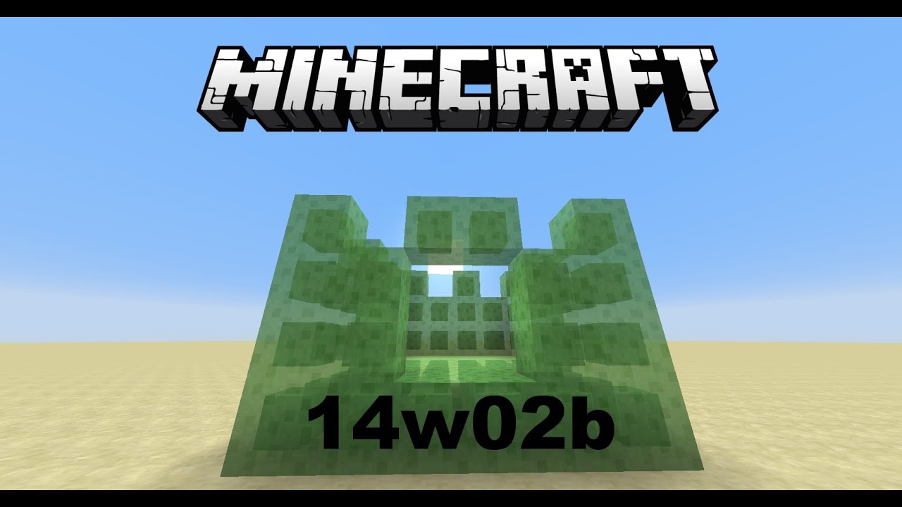 Minecraft: Snapshot 14w02b! BOUNCY BLOCKS!!?!?!? - YouTube