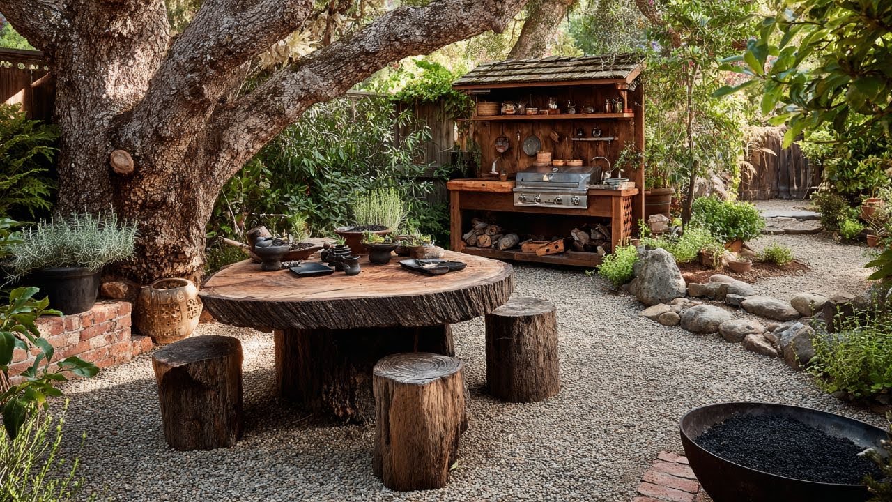 Compact Outdoor Kitchen Oasis: Transform Your Small Outdoor Space in ...