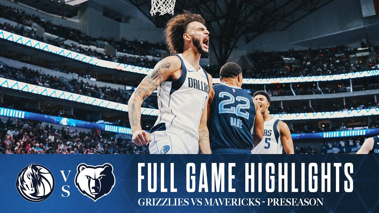 Dallas Mavericks Highlights vs. Memphis Grizzlies | October 7, 2024 ...