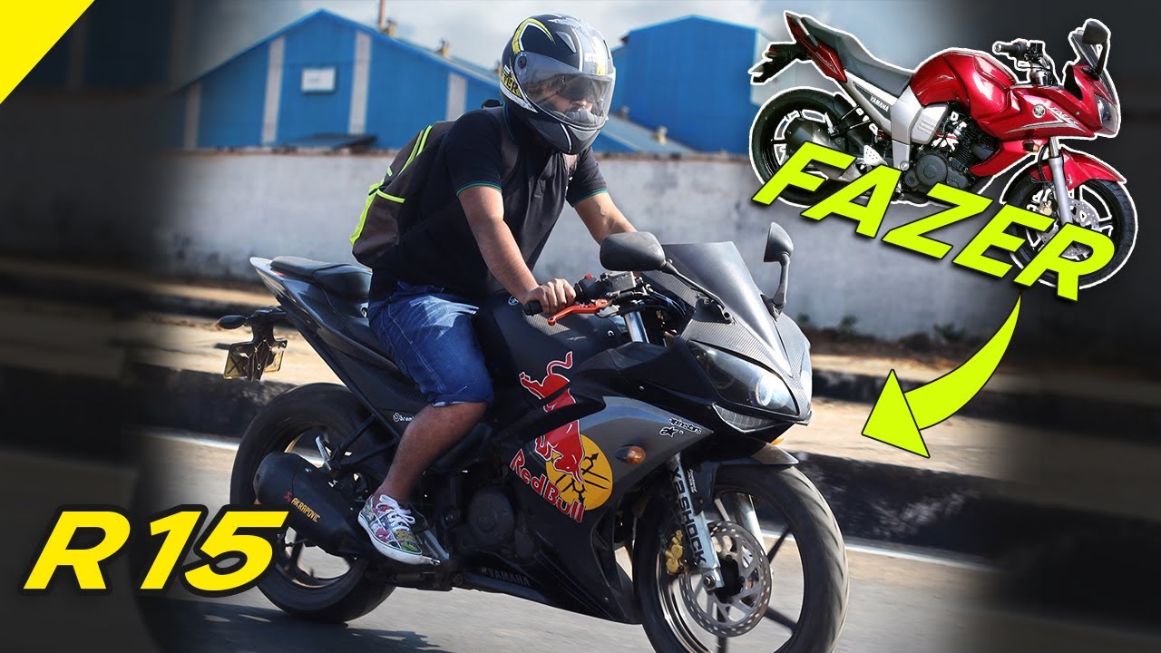 Yamaha Fazer modified into R15 | Customized Sachin - YouTube
