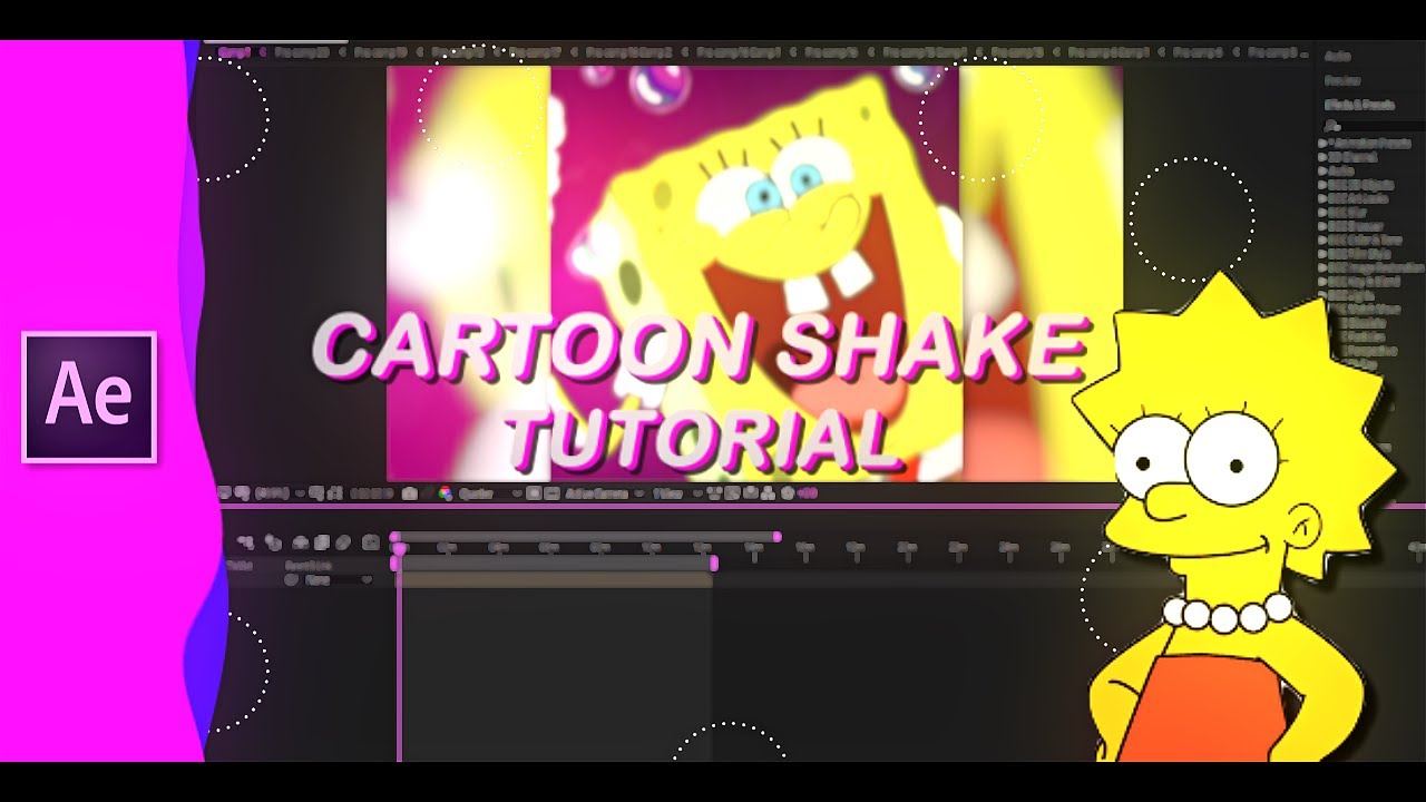 CARTOON SHAKE NASIL YAPILIR? TÜRKÇE TUTORIAL l AFTER EFFECTS - YouTube
