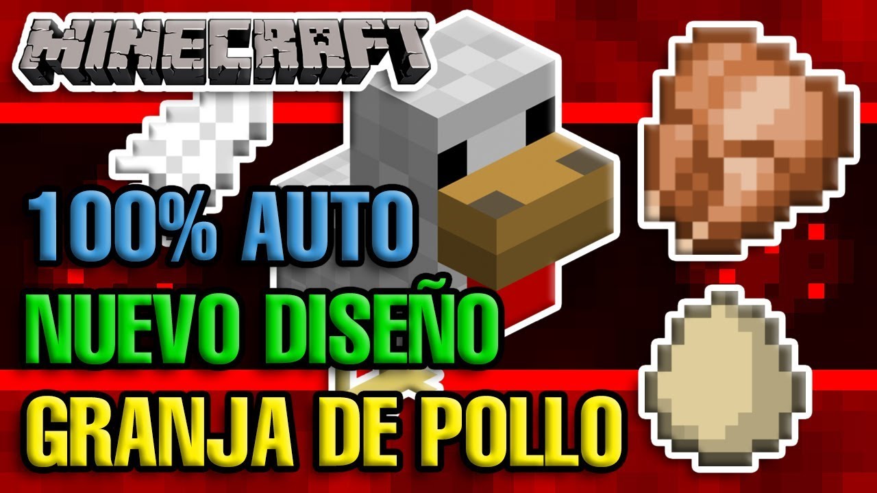 Nueva Granja de Gallinas 100% AUTO + Compacta! - Minecraft 1.13.2 - YouTube