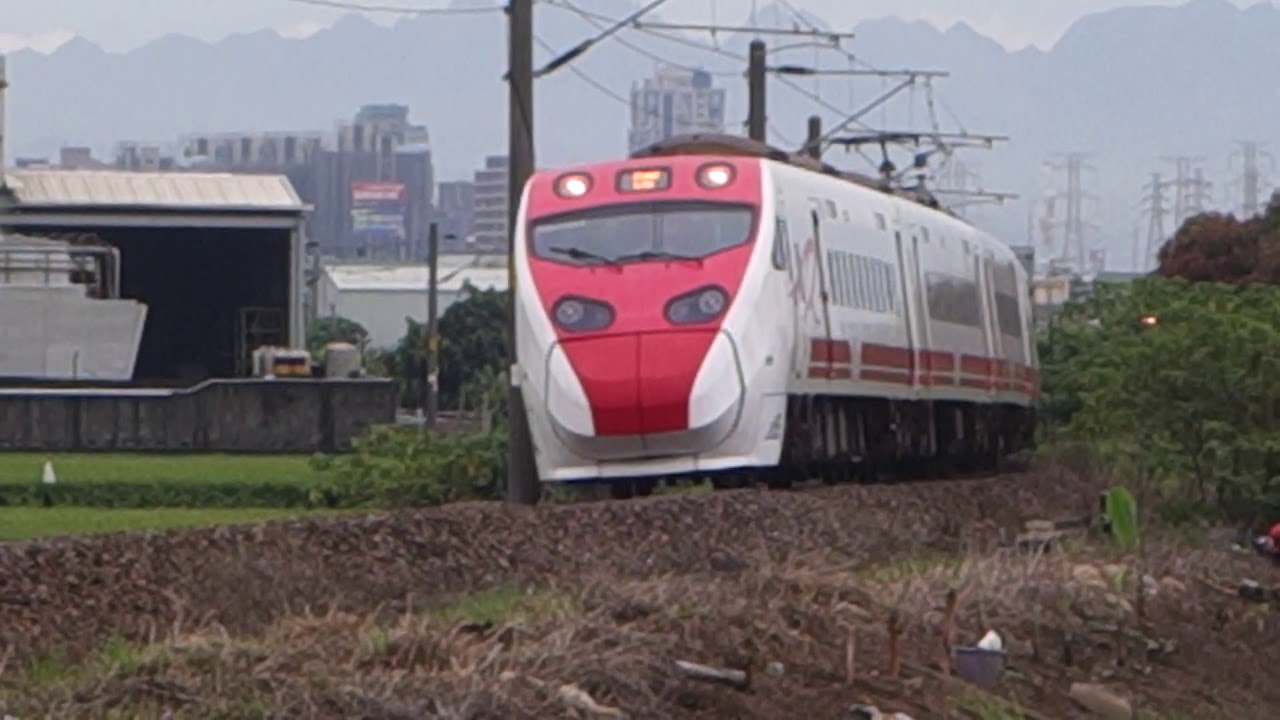 TEMU2000 臺鐵 2020.05.21 追分站北大彎道慢速通過【普悠瑪號278次】TRA Coast Line【Puyuma Exp ...