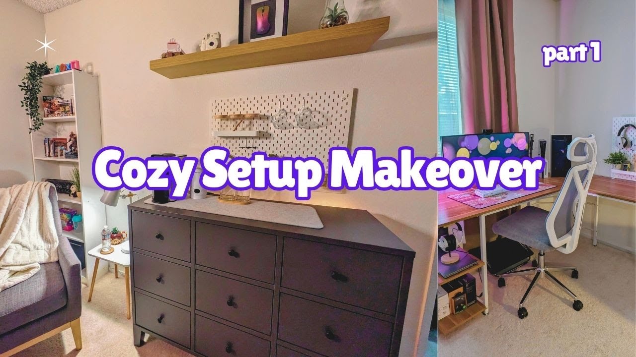 My Dream Cozy Setup - Setup Makeover Part 1 - YouTube