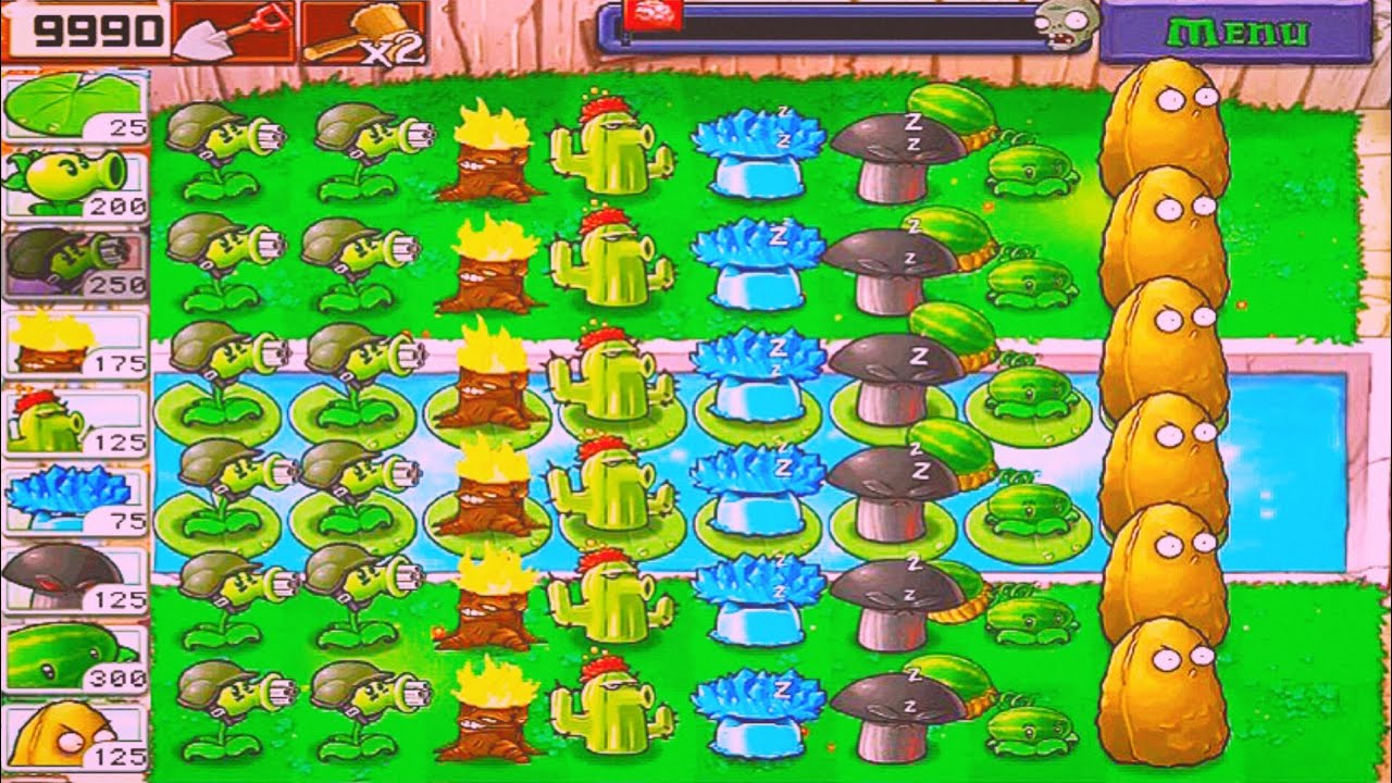 PLANTS VS ZOMBIES | LAST STAND ENDLESS | PLANTS VS ALL ZOMBIES FULL HD GAMEPLAY - YouTube