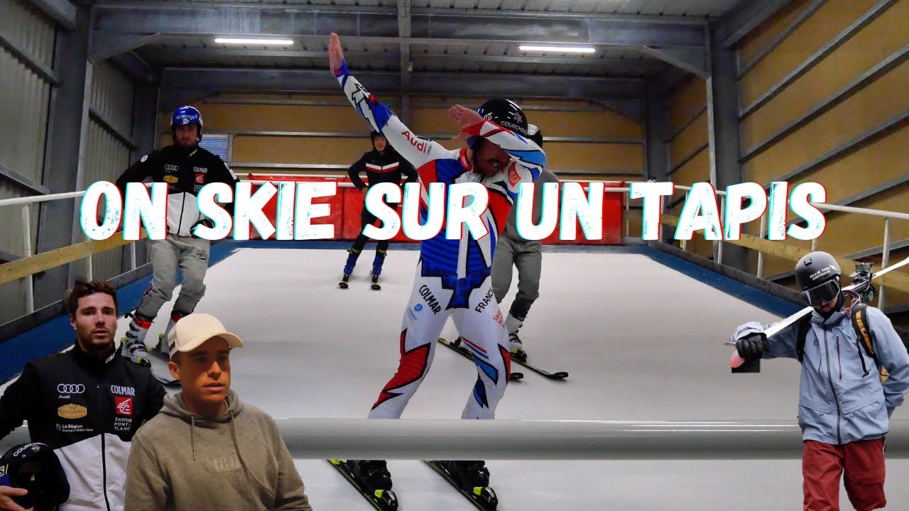 ON SKIE SUR UN TAPIS - Ski Indoor - Minitel And Scope - YouTube