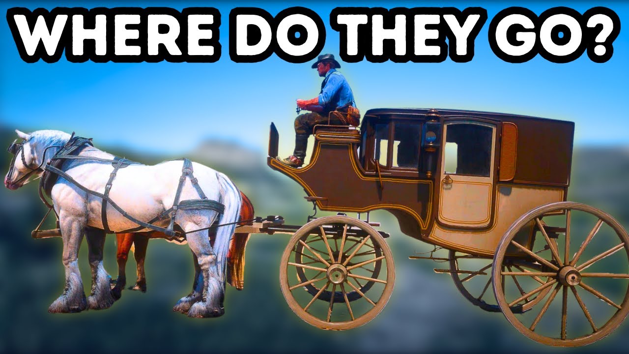 Where Do The Wagons Of Red Dead Redemption 2 Go? - YouTube