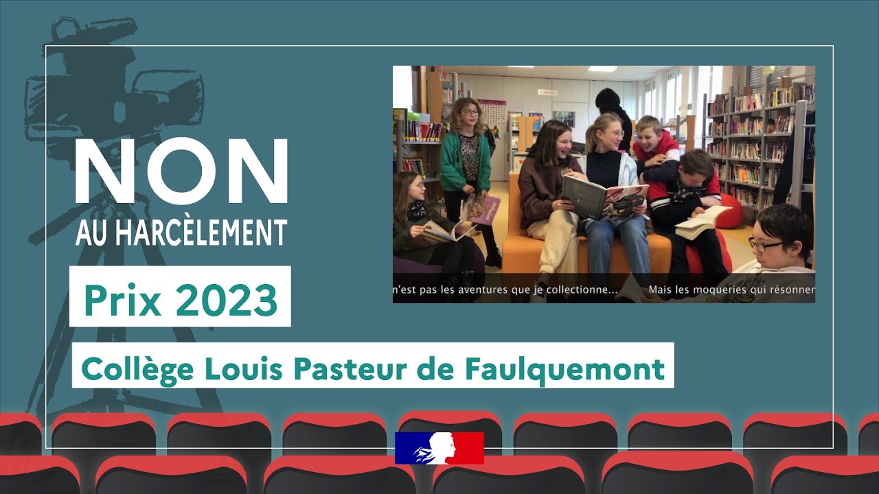 Prix NAH 2023 - Collège Louis Pasteur - Faulquemont - YouTube
