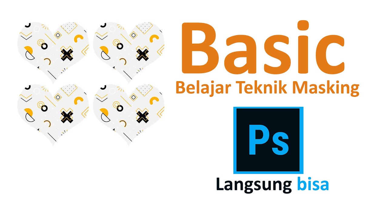 Tutorial teknik masking Adobe Photoshop - YouTube