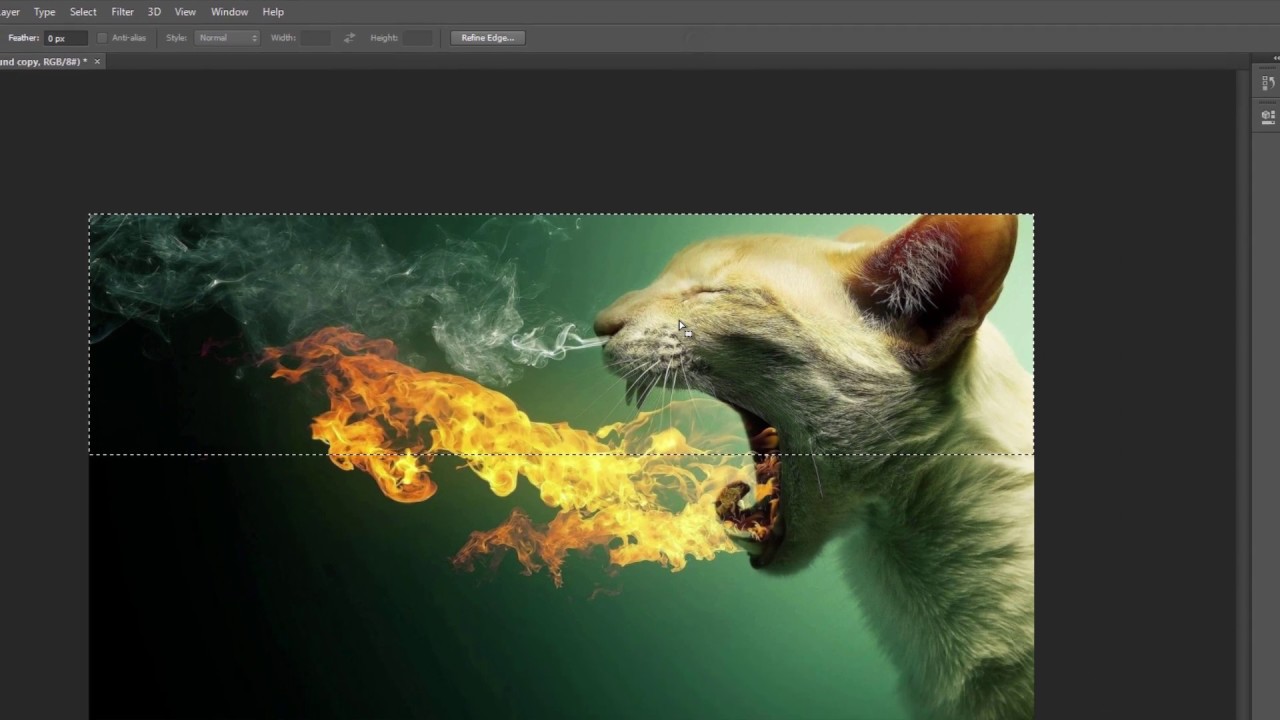 Marquee Tool Photoshop | Single Row Marquee Tool Photoshop - YouTube