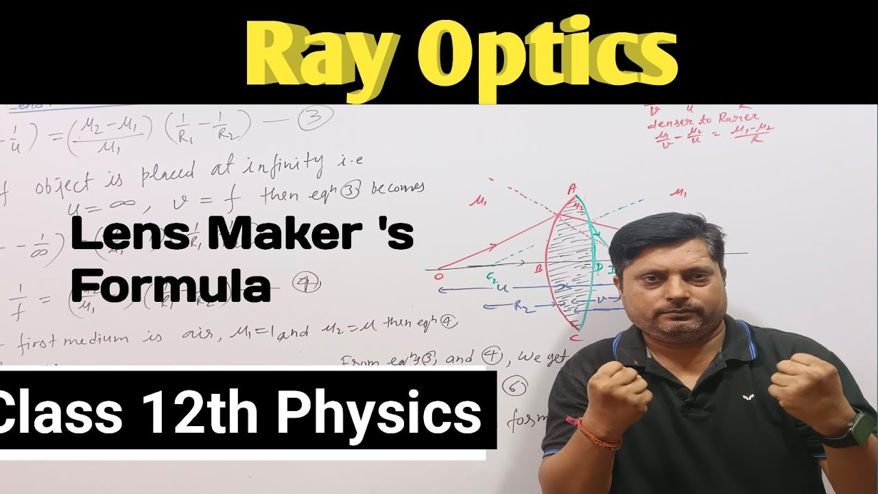 Lens Maker 's Formula।। Class 12th #Physics#education #viral videos# ...