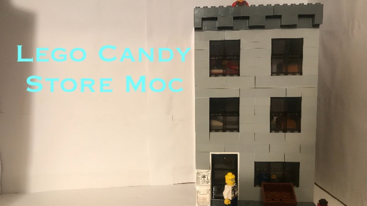 Custom Lego Candy Store Moc - YouTube