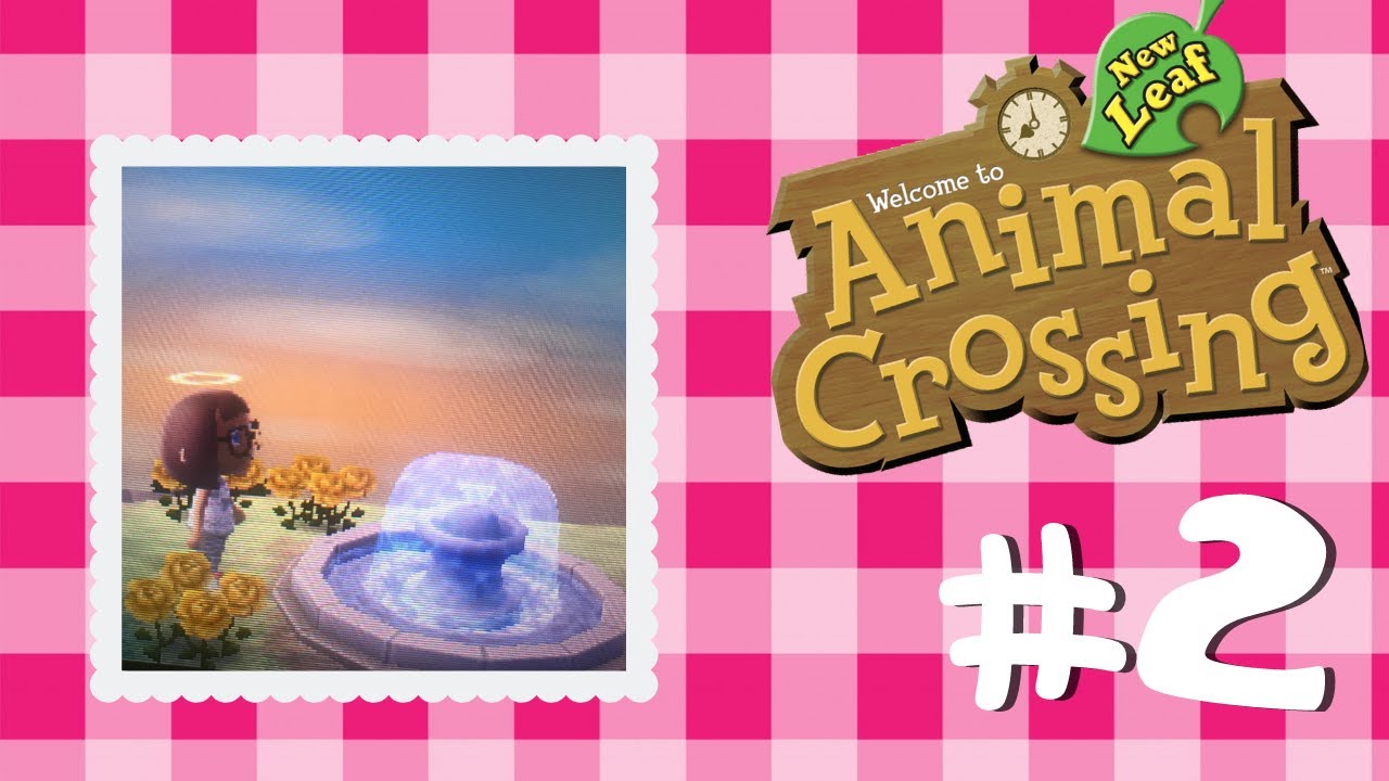 Animal Crossing New Leaf Gameplay 2 Fountain Public Works - YouTube
