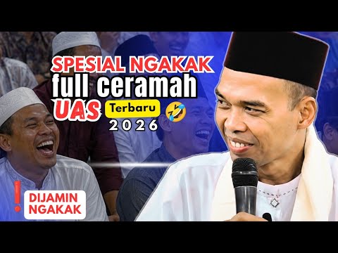 🤣 FULL NGAKAK! Ceramah UAS Ini Bikin Jamaah Sampai Tak Kuat Tahan Tawa