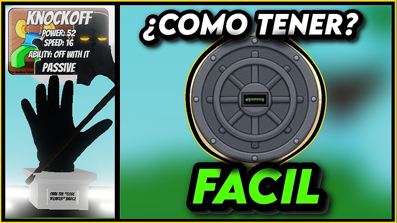¿COMO TENER? KNOCKOFF Glove | Slap Battles - Roblox | - YouTube