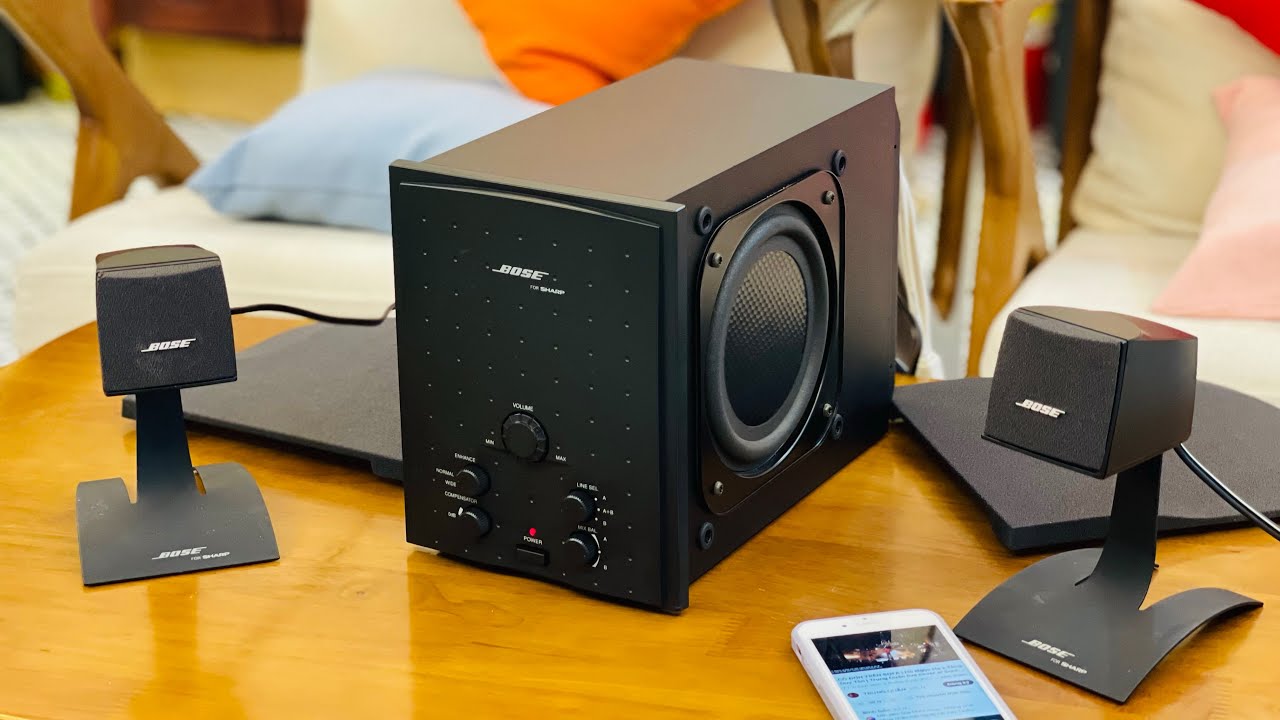 BASS đánh tung trời tưởng vỡ loa . Loa Bose For Sharp MM-2 quá đẳng cấp ...