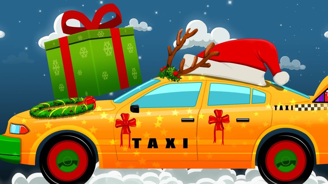 Taxi | Christmas Car | Vehicles Formation for Children - YouTube