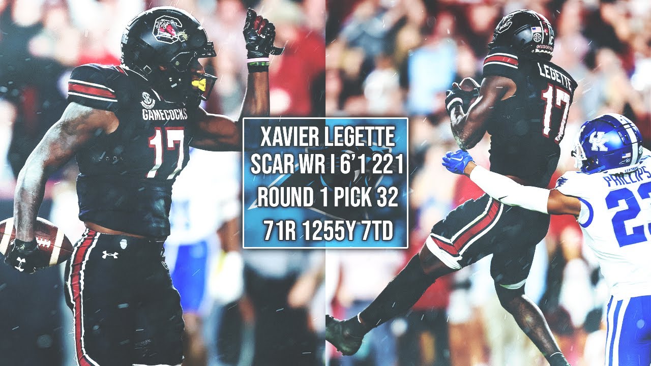 Carolina Panthers Rookie WR XAVIER LEGETTE 2023 Highlights - YouTube