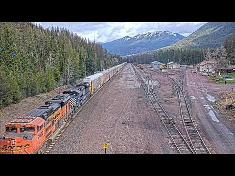 Another Essex preview, Montana Rail Link Trails Behind BNSF - YouTube