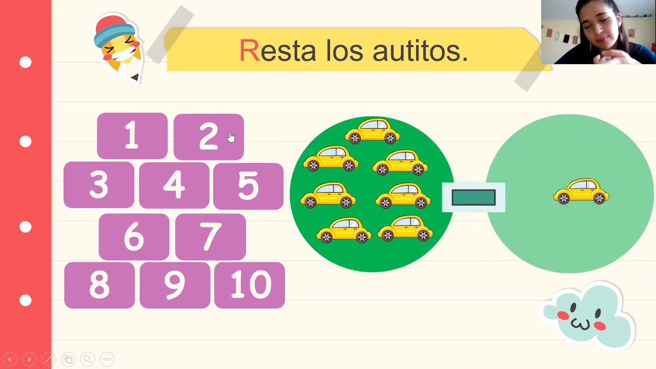 Aprendiendo a restar - YouTube