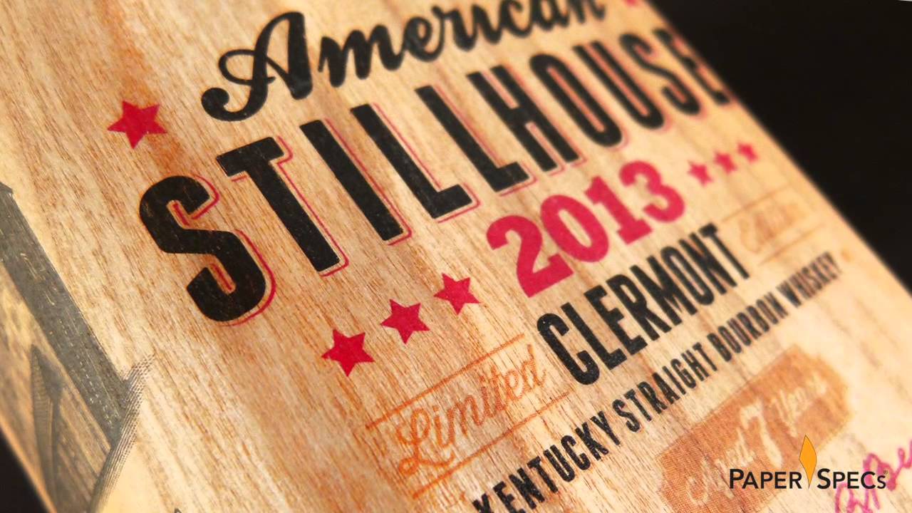 Paper Inspiration #194: Jim Beam Wood Label - YouTube
