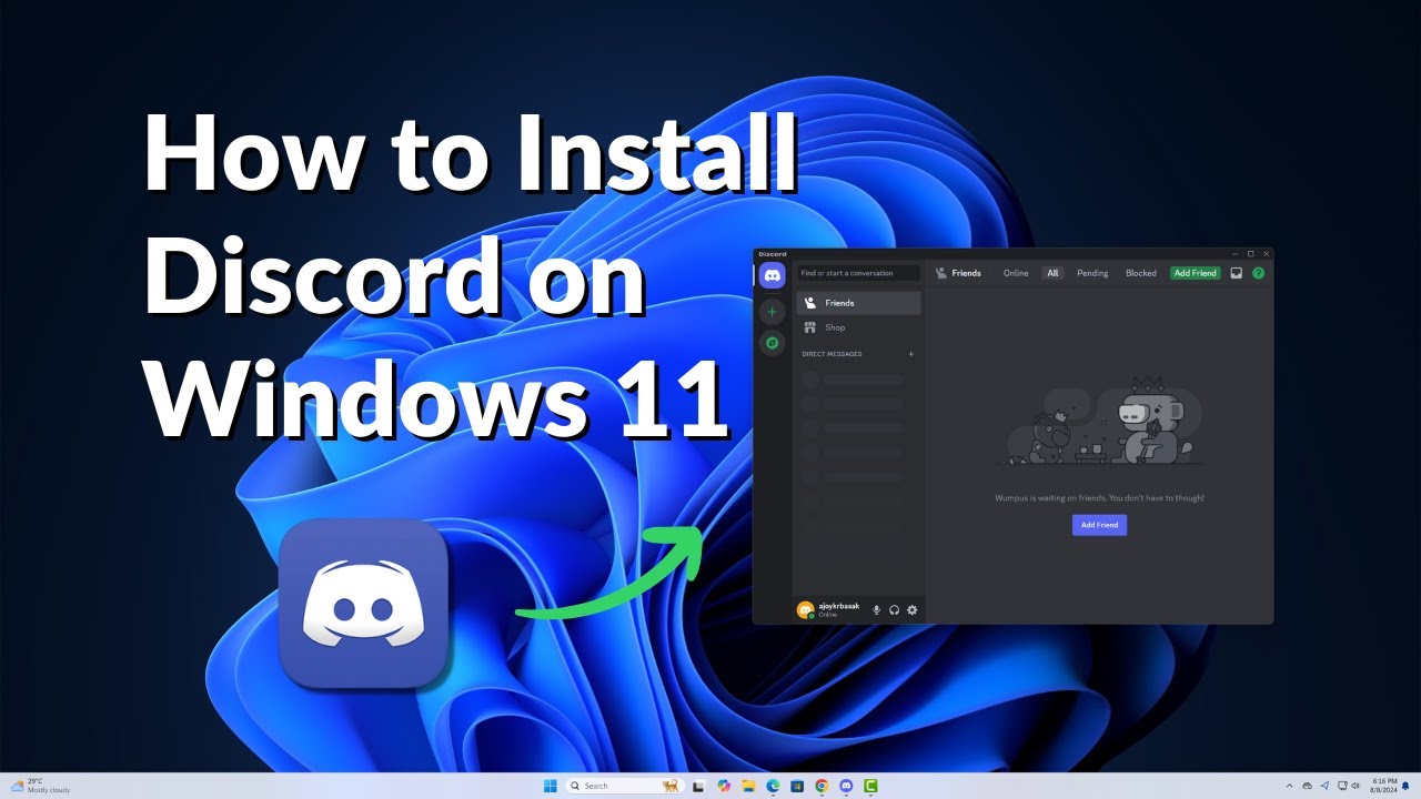 How to Install Discord on Windows 11 - YouTube