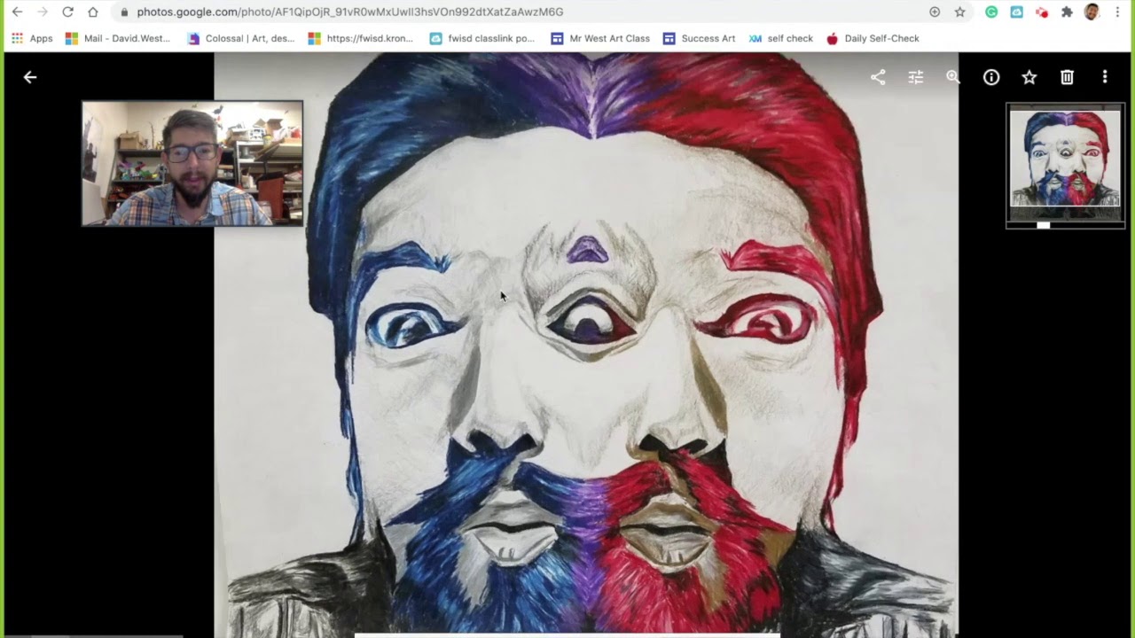 Emphatic Micrography Self Portraits for Art 2 - YouTube