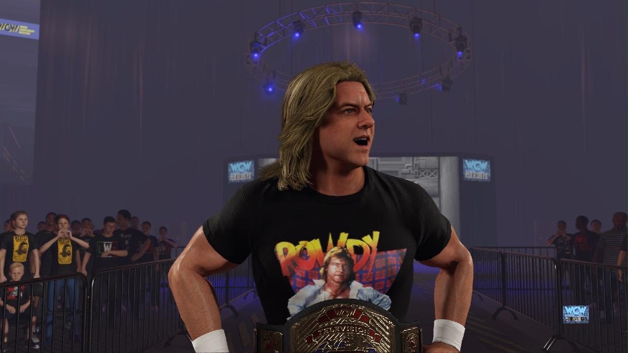 WCW SATURDAY NIGHT EP#9 - "Rowdy" Roddy Piper Vs Stunning Steve Austin ...