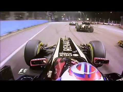 F1 2011 Singapore GP - Vitaly Petrov onboard start Renault R31