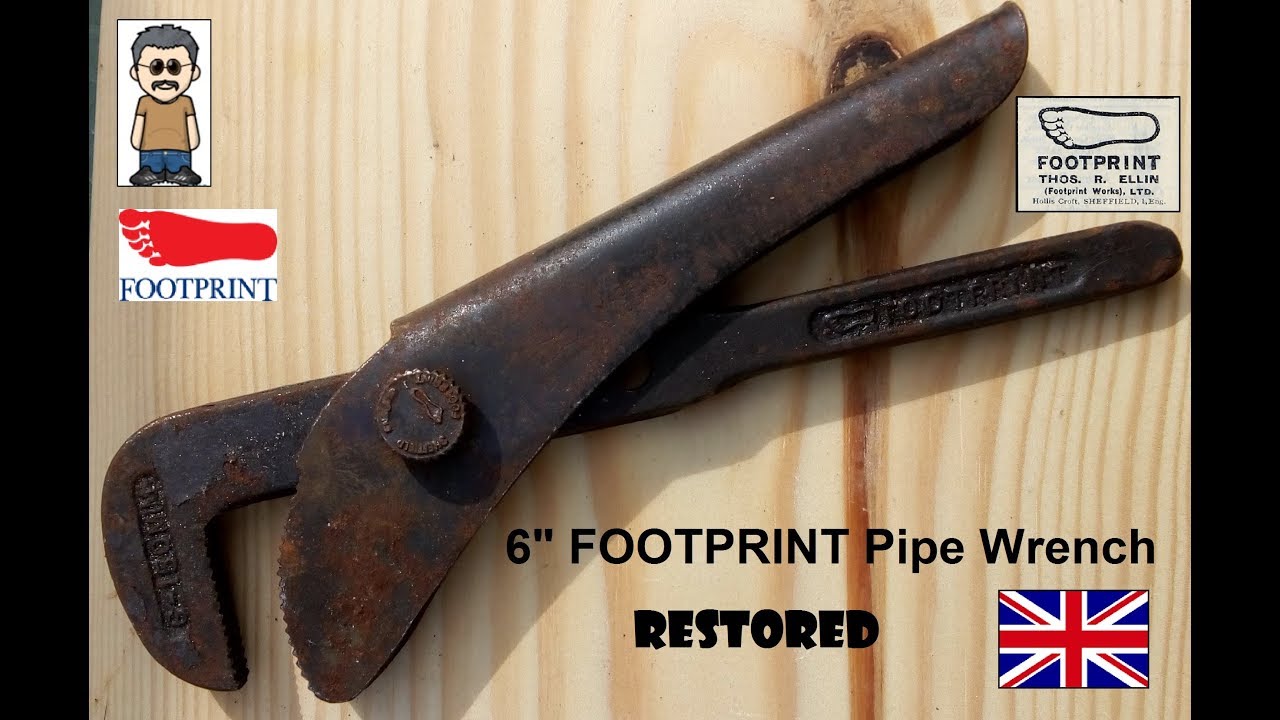 1975 'FOOTPRINT' Adjustable Pipe Wrench - YouTube