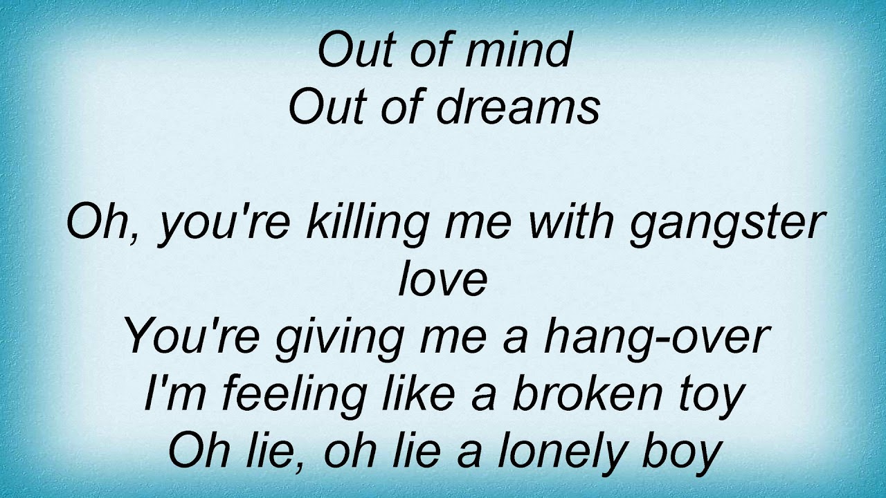 Blue System - Gangster Love Lyrics - YouTube