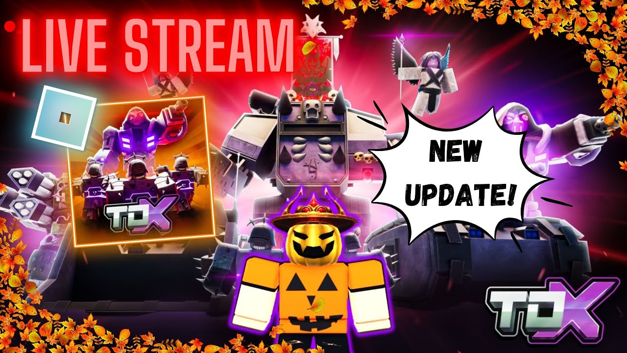 #ROBLOX #tdx 🔴LIVE STREAM🔴TOWER DEFENSE X! (TDX) NEW UPDATE! - YouTube