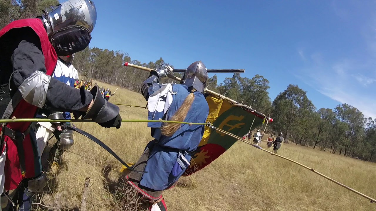 SCA Spring War 2017 Combat Archery Cam 7 - YouTube