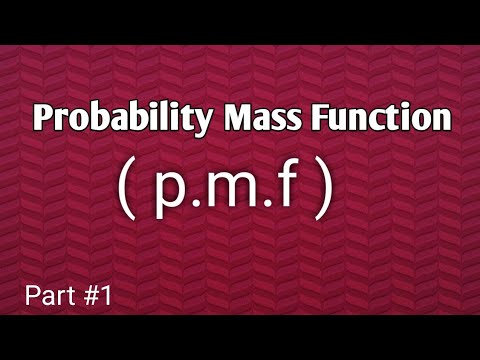 Probability Mass Functions ( p.m.f ) l Probability Discrete ...