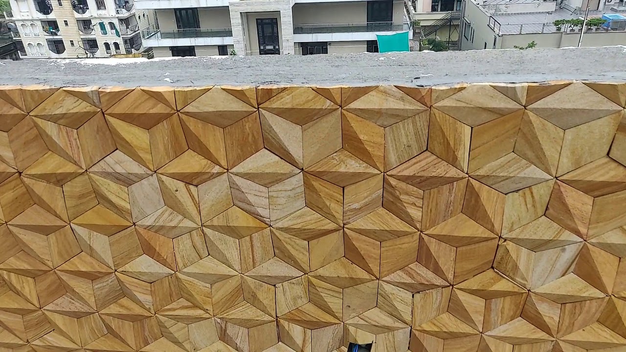 Khatu Stone | Exterior Elevation design Ideas | Stone Cladding Ideas ...