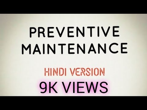 Preventive Maintenance in Hindi - YouTube