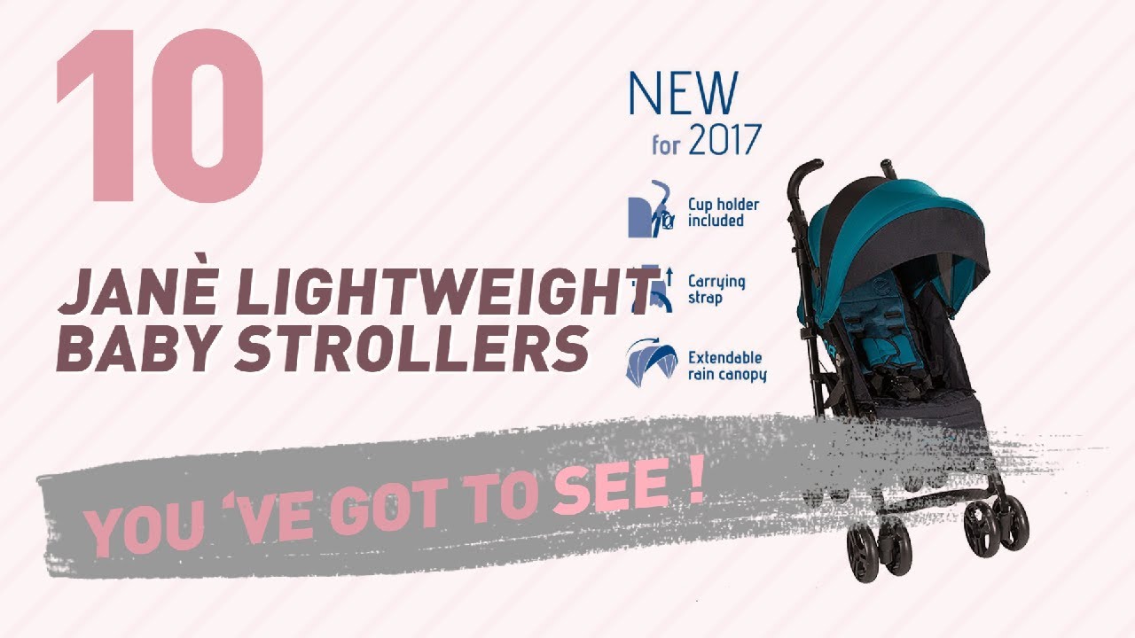 Janè Lightweight Baby Strollers Collection // New & Popular 2017 - YouTube
