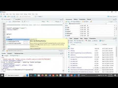 Importing Excel Data in R - YouTube