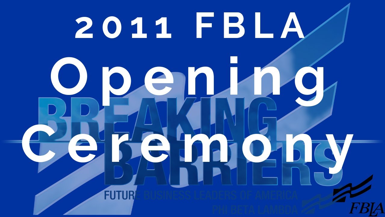 2011 FBLA NLC - Opening Ceremony - YouTube
