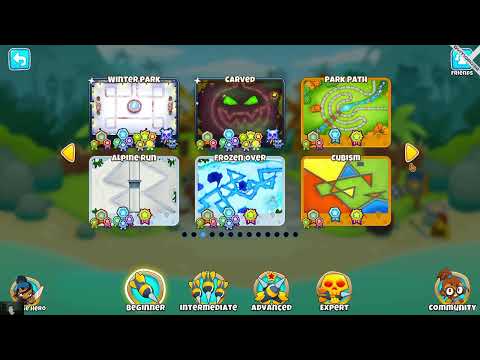 Bloons TD 6 - Cubism Map Medium Mode, Military Only, Reverse, and ...