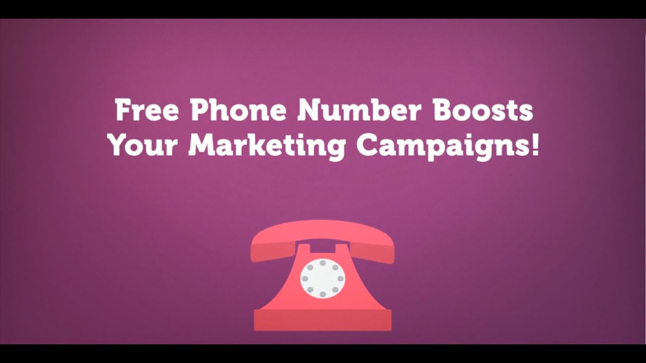 Free Phone Number Boosts Your Marketing Campaigns! - YouTube
