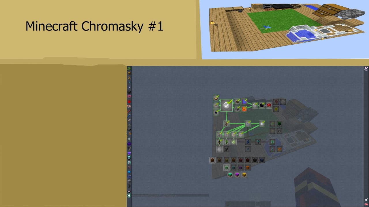 Minecraft Chromasky #1 | Sky Orchards und Tinkers Construct [Deu/Ger ...
