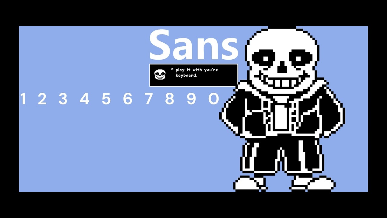 Sans | Play it with you're keyboard - YouTube
