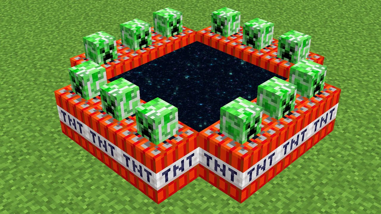 creeper end portal? - YouTube